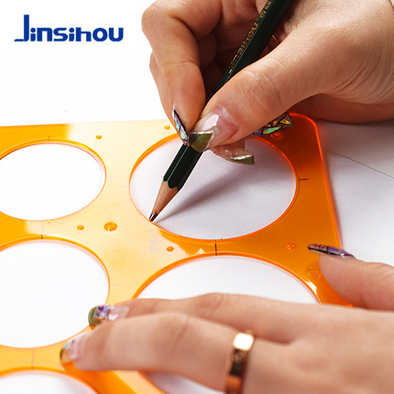 【Toy life hall】Jinsihou Plastic Template/Stencil Ruler K Resin Soft ...