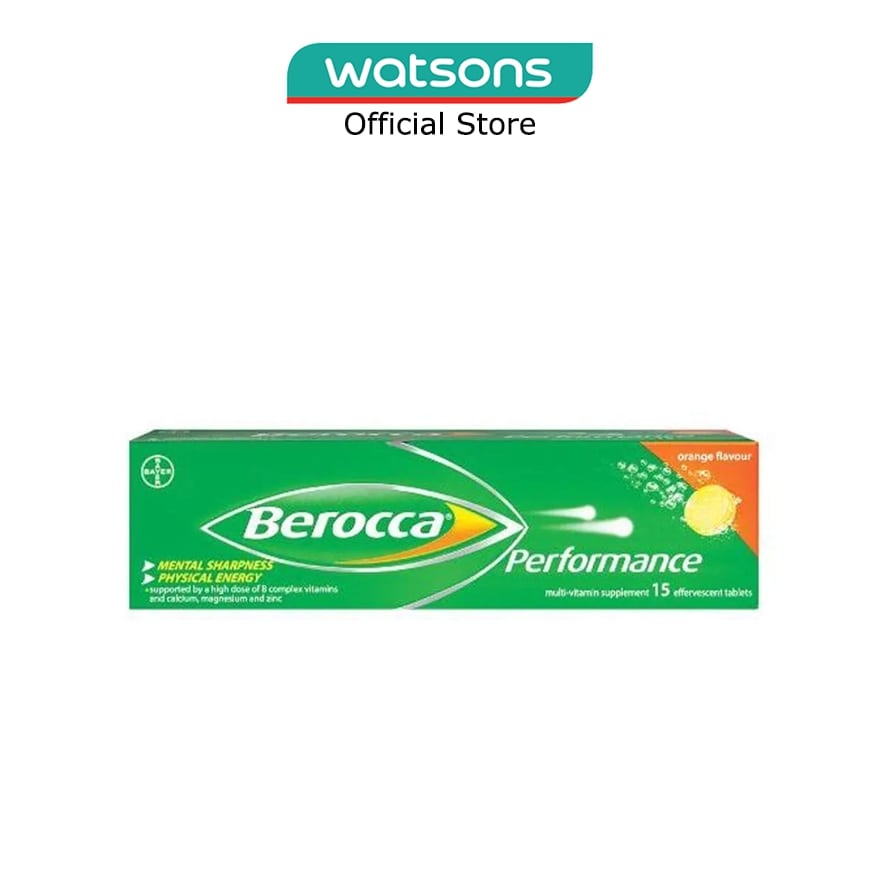 BEROCCA Performance Effervescent Orange Flavour 15S | Lazada Singapore