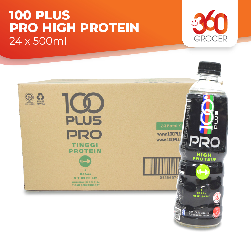♒100 PLUS PRO HIGH PROTEIN - 24 x 500ML♗ | Lazada