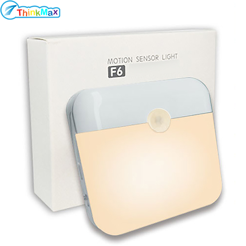 LED Wireless Motion Sensor Light, Closet Lights Rechargeable Step Light ...