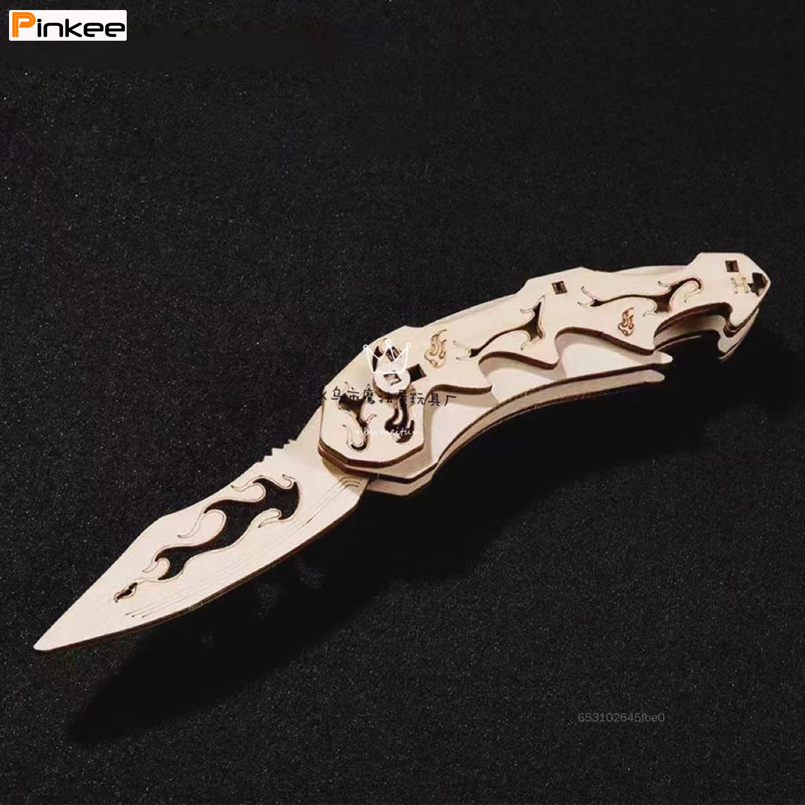 Pinkee Wooden 3D Model Assembly Claw Knife Educational Decompression ...