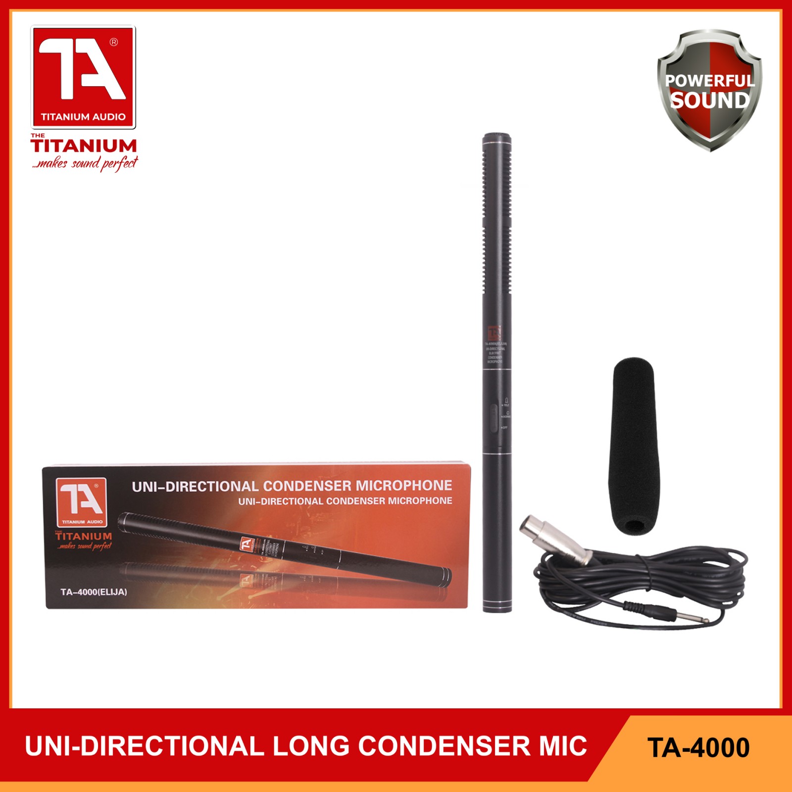Titanium Audio TA 4000 Condenser Microphone / Condenser Microphone ...