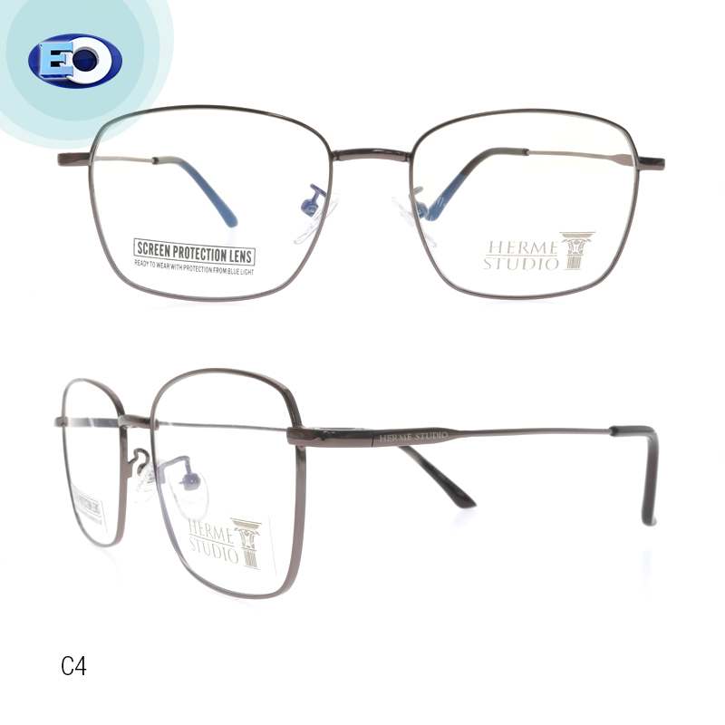 EO Herme Studio HS19948 Non-graded Anti-Radiation Eyeglasses for Men ...