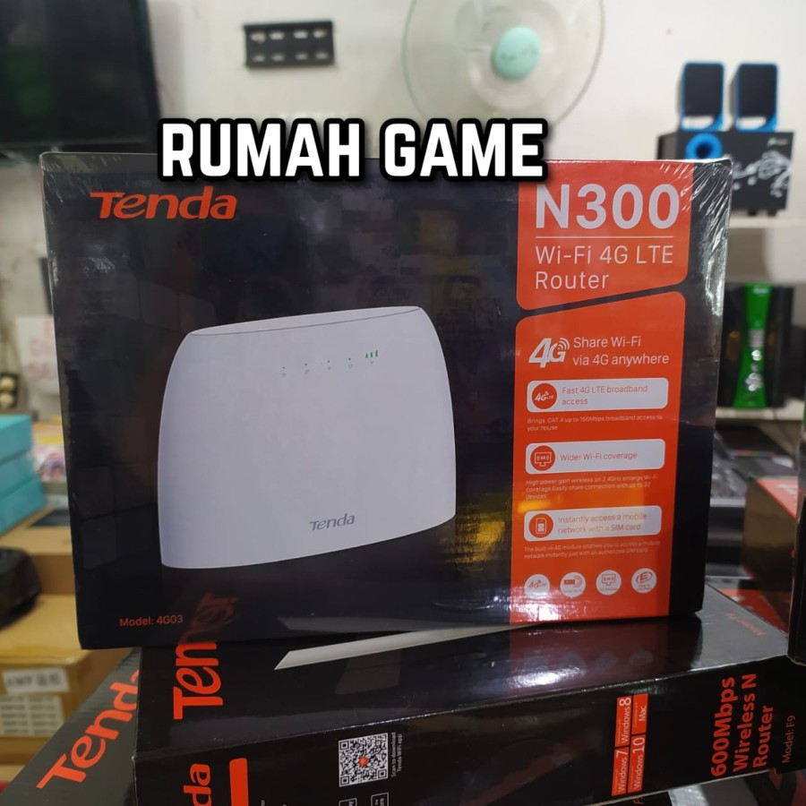 Tenda 4G03 3G/4G N300 Wi-Fi 4G LTE Router - Simcard Router | Lazada Indonesia