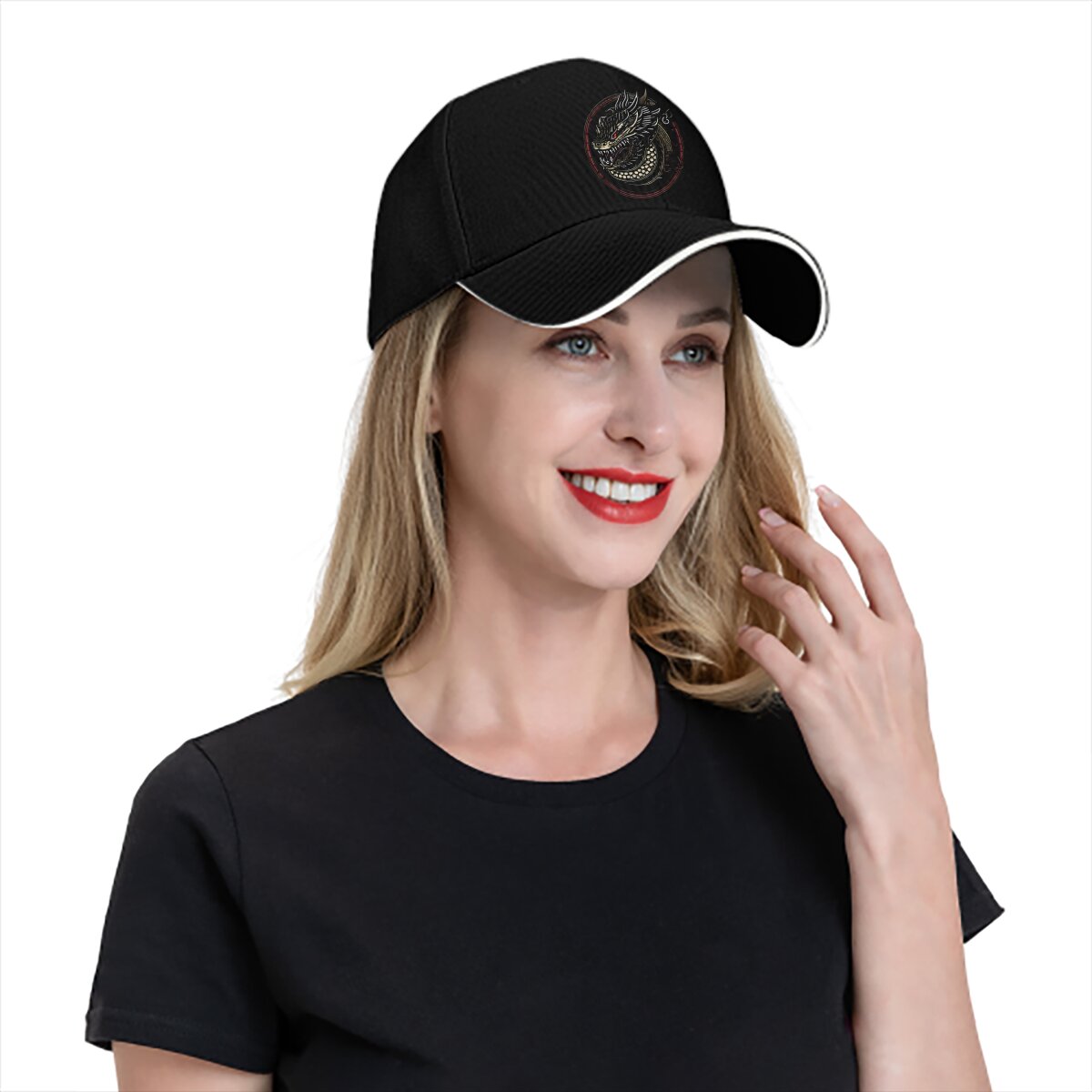 【Wildfolk Studio】Badge Baseball Cap Men Hats Visor Protection Snapback ...