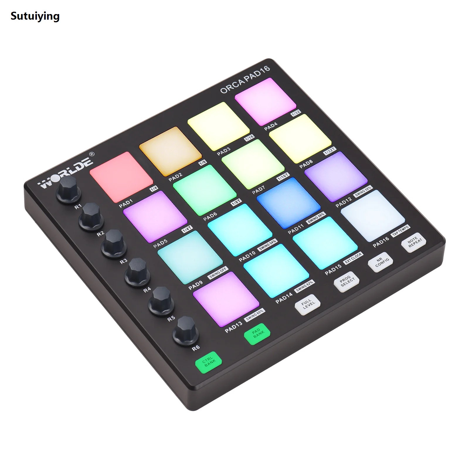 Sutuiying WORLDE Mini II Pro Studio Bundle | PAD16 + 16-Key MIDI New ...