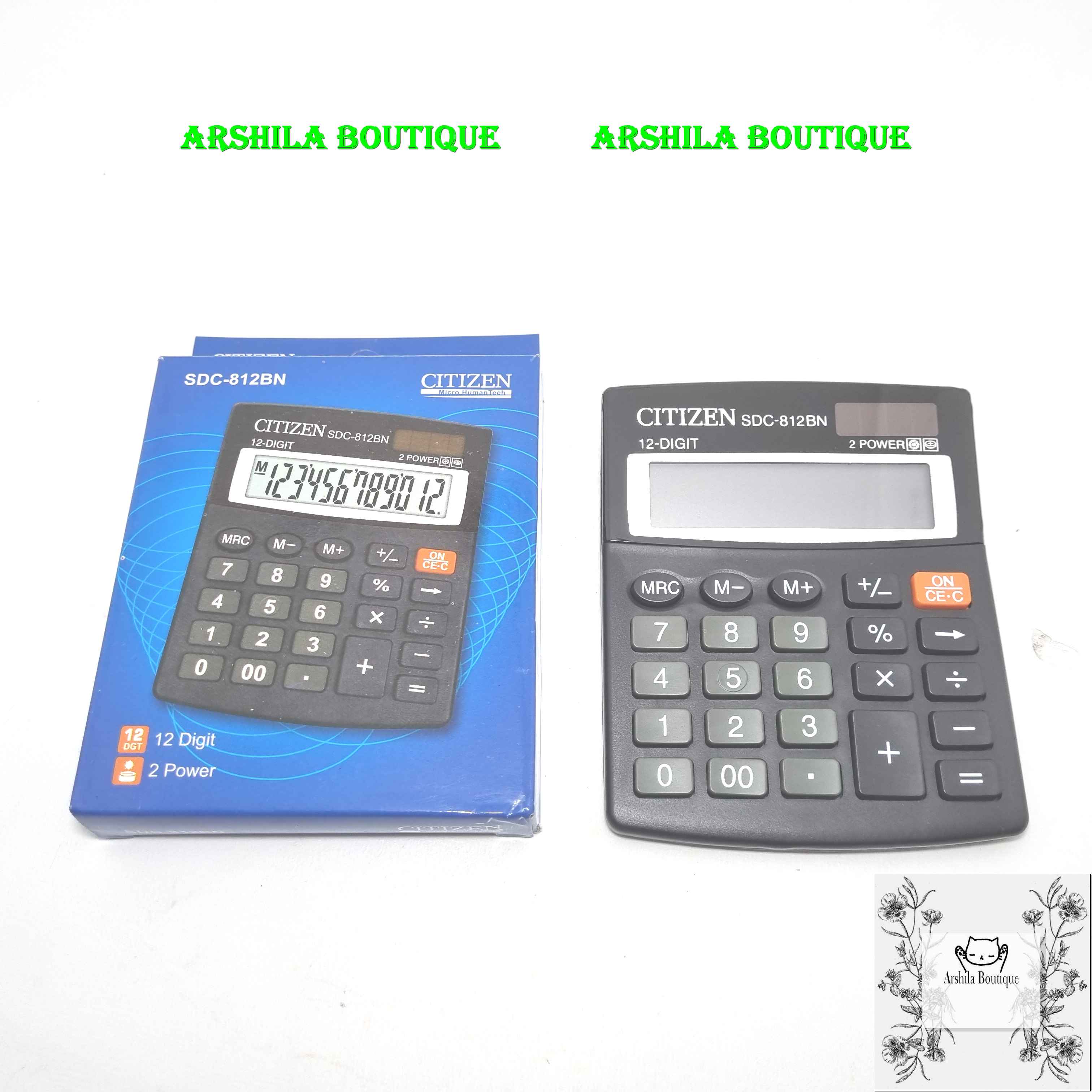 Kalkulator Citizen SDC 812 - Alat Hitung Kalkulator Ukuran Sedang ...