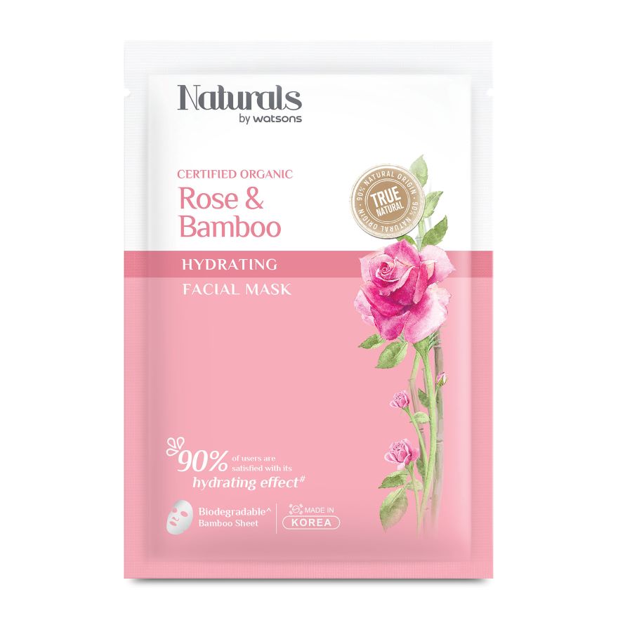 NATURALS BY WATSONS Rose & Bamboo Hydrating Facial Mask 1s | Lazada