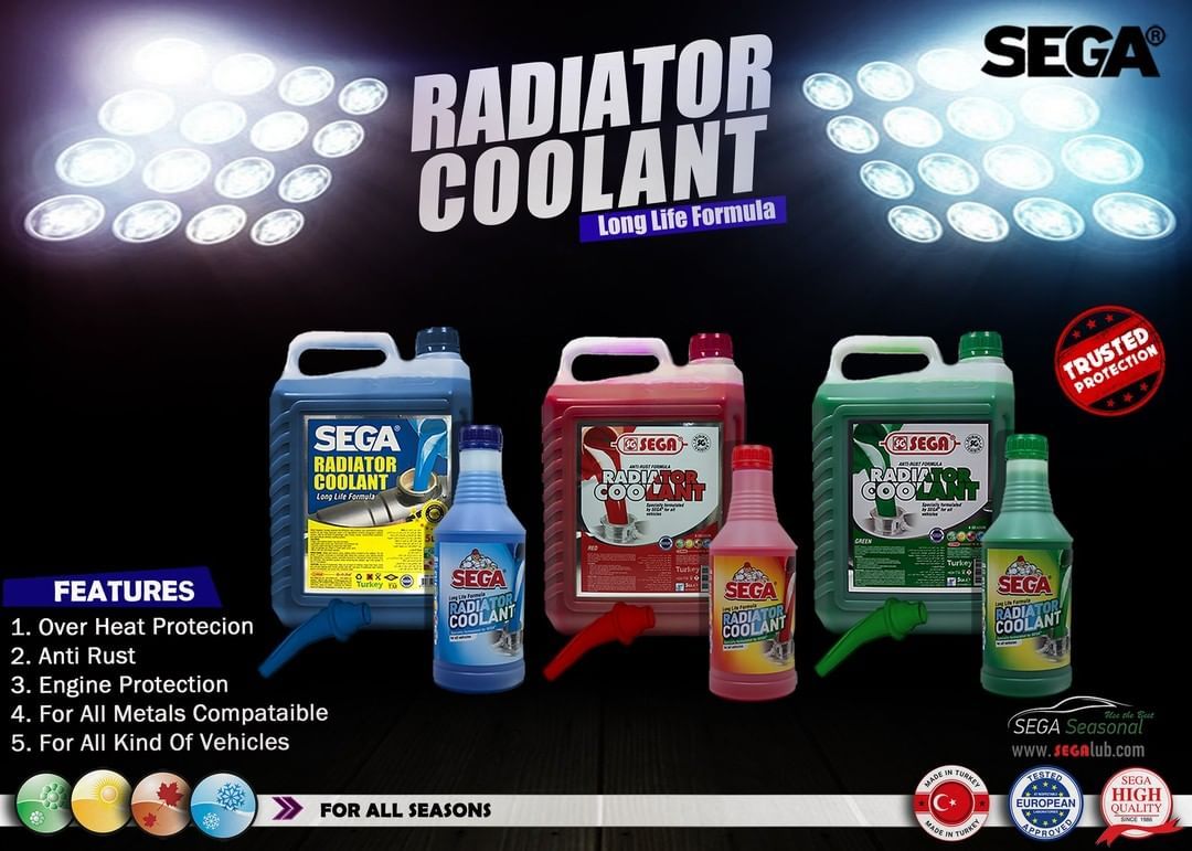 Sega Radiator Coolant 5L From Turkey Red Pink Color | Daraz.pk