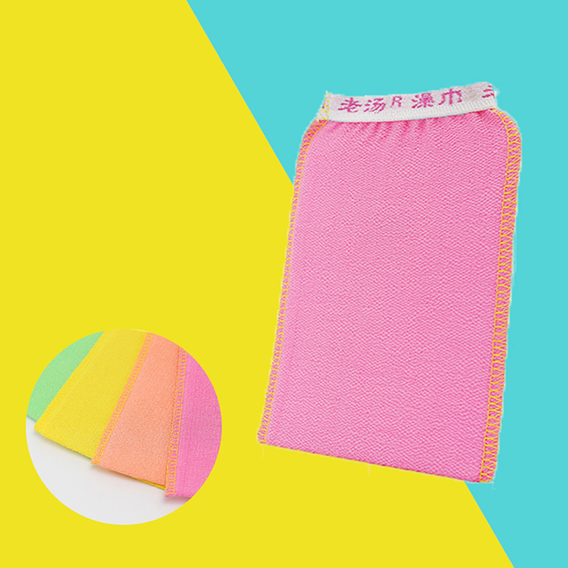 Korean Mud Rub Back Scrub Towel Artifact Bath Scrub Gloves Single Layer ...