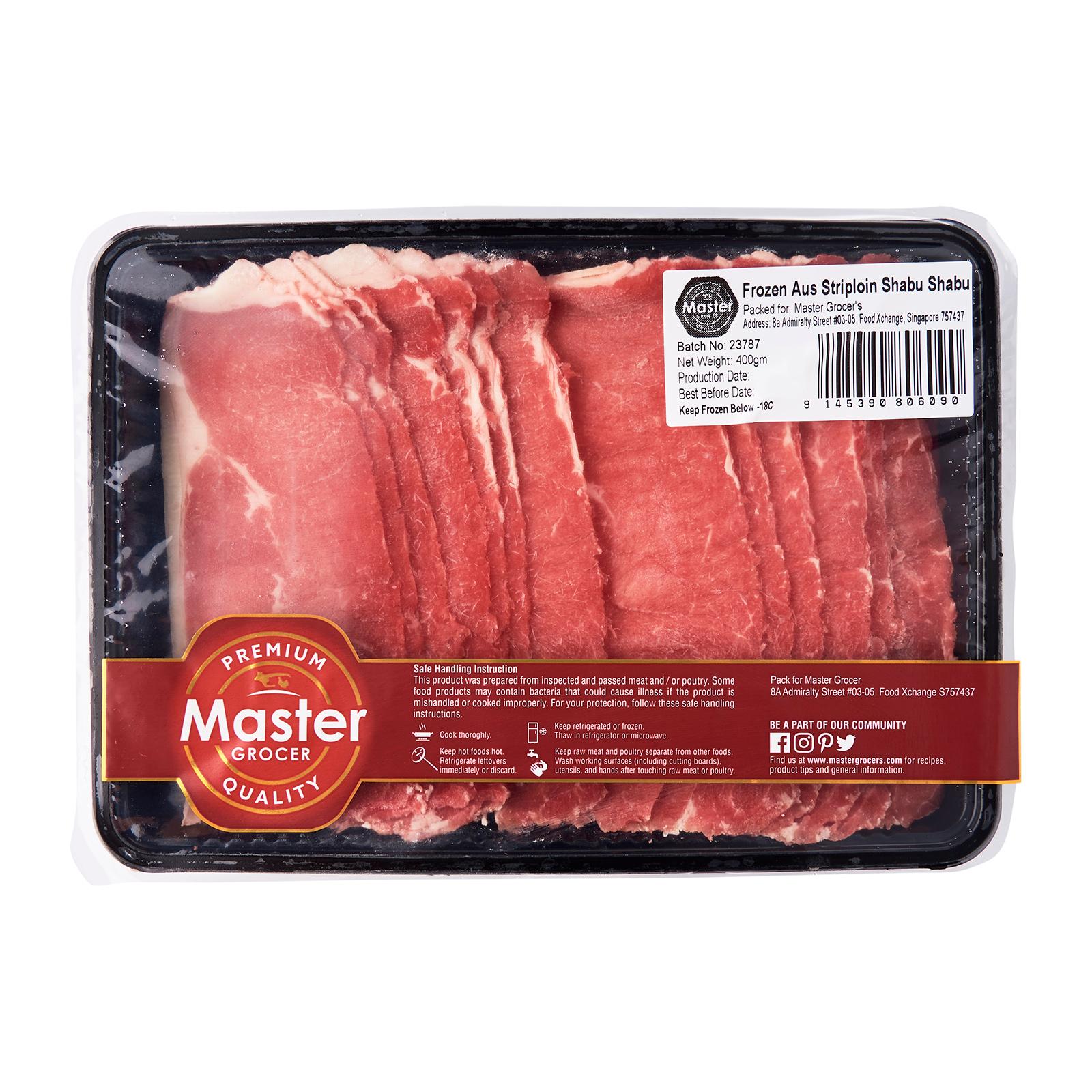 Master Grocer Australia Beef Striploin Shabu Shabu - Frozen | Lazada ...
