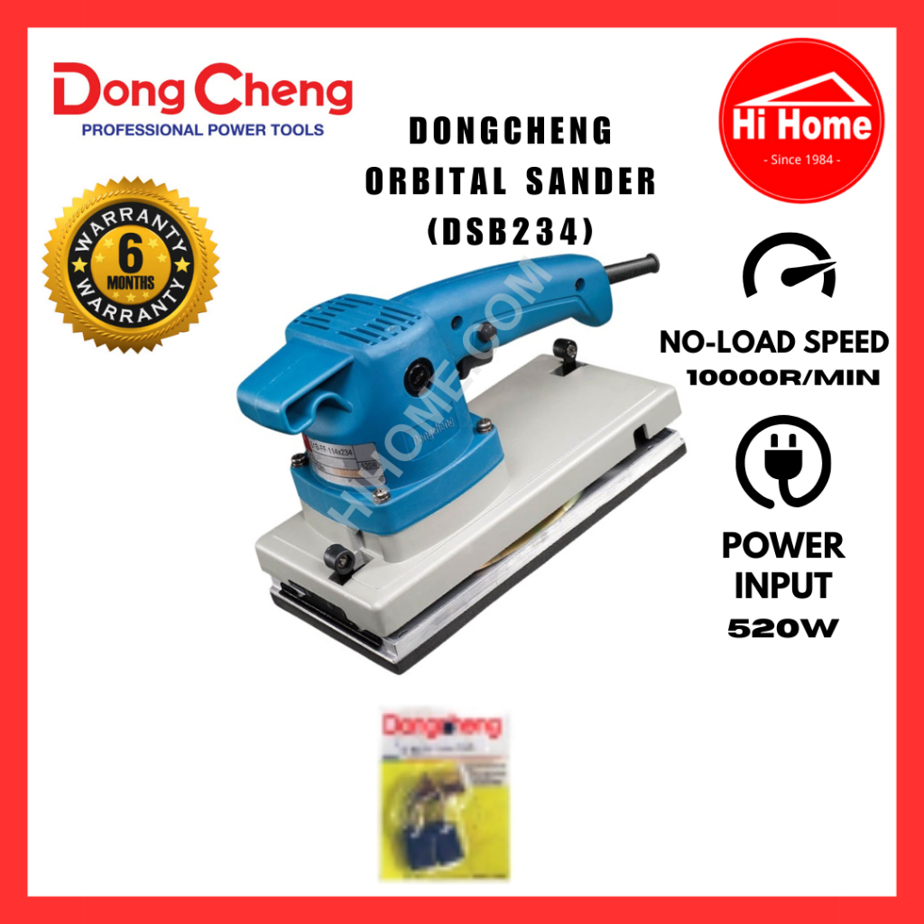DongCheng 520W Orbital SHEET SANDER MACHINE PALM FINISHING SANDER ...
