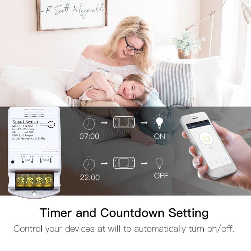 【High-quality】 smart Tuya switch /ZigBee 30A 6600W / 4000W relay module ...