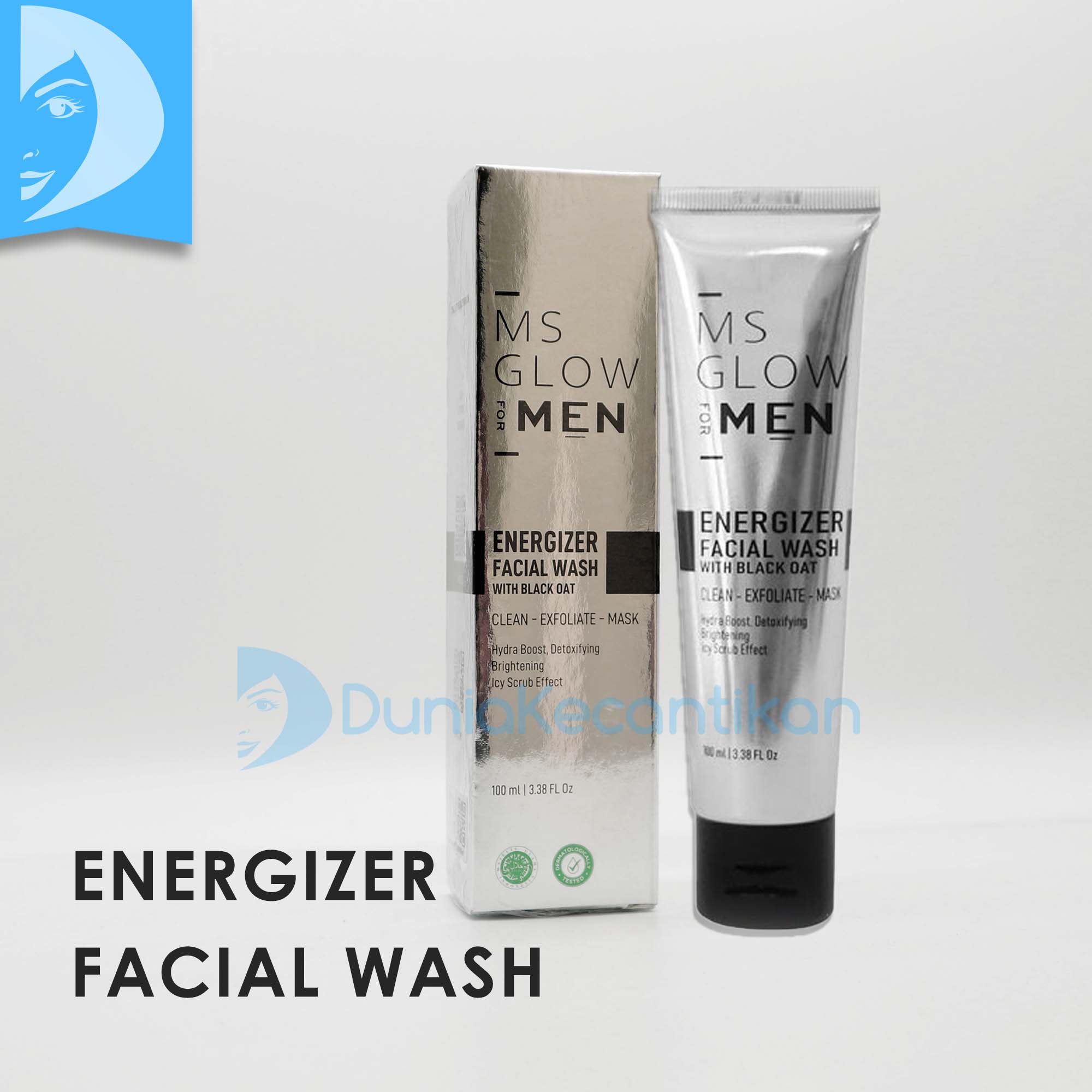 Ms Glow For Men Facial Wash / Energizer Face Wash MsGlow Man / Sabun ...