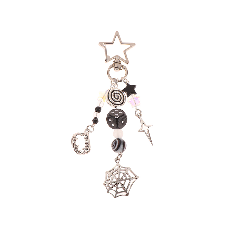 Handmade Star Shaped Spiral Keychain/bag Accessories MIRRORRR | Daraz.pk