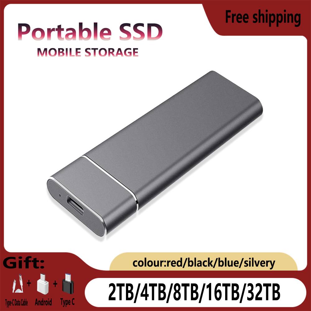 High Speed USB 3.1 SSD Sata 2TB Portable SSD Pen Drive 1TB Metal Disco ...