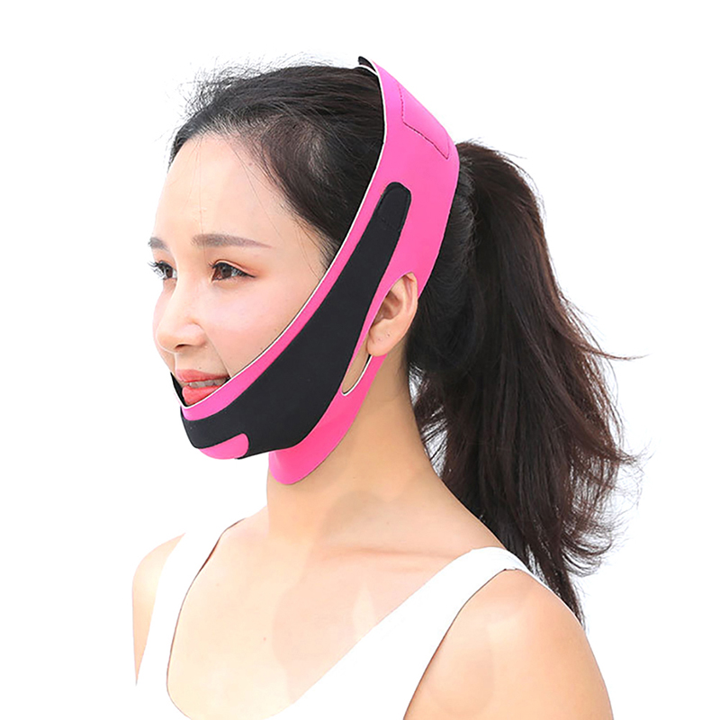 Elastic Face Slimming Bandage V Line Face Shaper Women Chin Cheek Lift ...