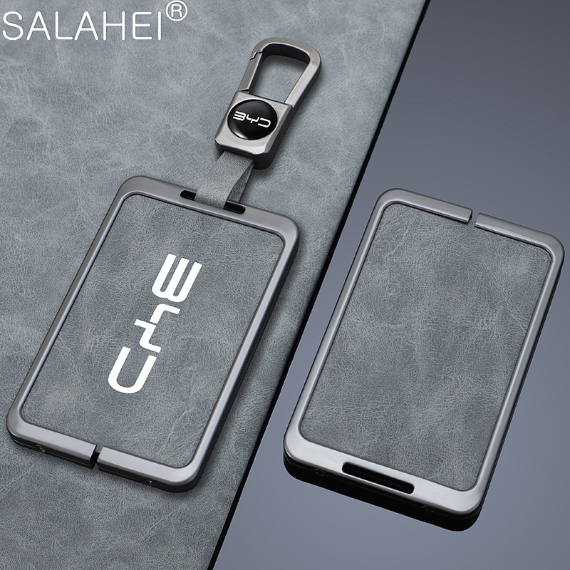 【Free-delivery】 Car Samrt Remote Key Cover Case Fob For BYD NFC Card Atto3 Yuan Tang EV Han Qin ...