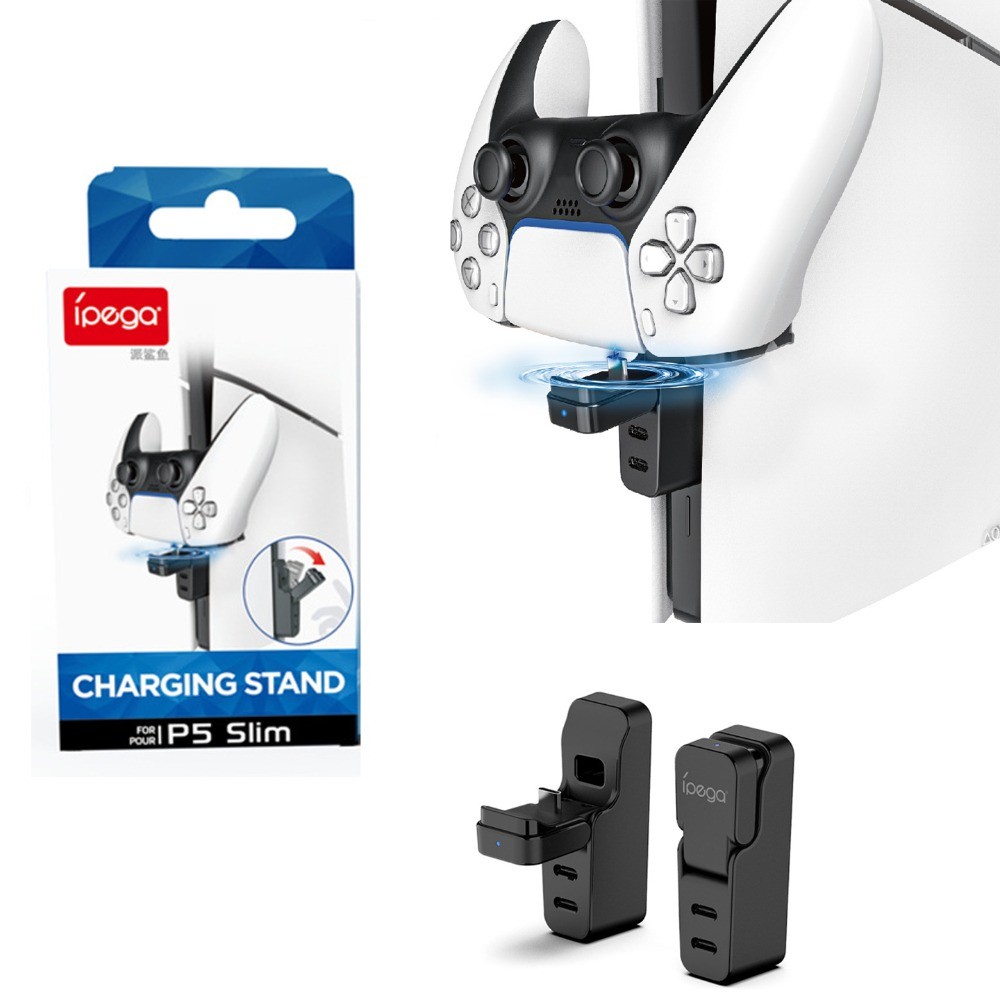 For PS5 Slim Type-C Hub Splitter Expansion Adapter For PlayStation 5 ...