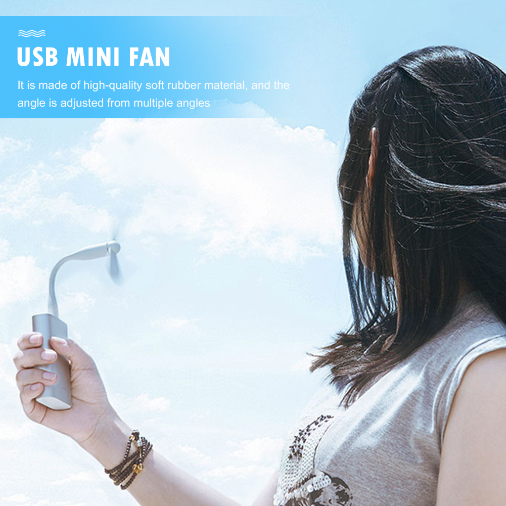 Mini Flexible Bendable Usb Fan For Power Bank Lap Pc Ac Charger ...