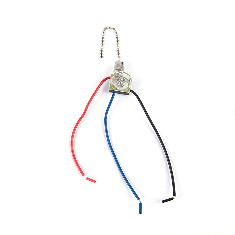 Replacement 3Wire Beads Chain Wall Light Fan Ceiling Switch Pull Cord ...