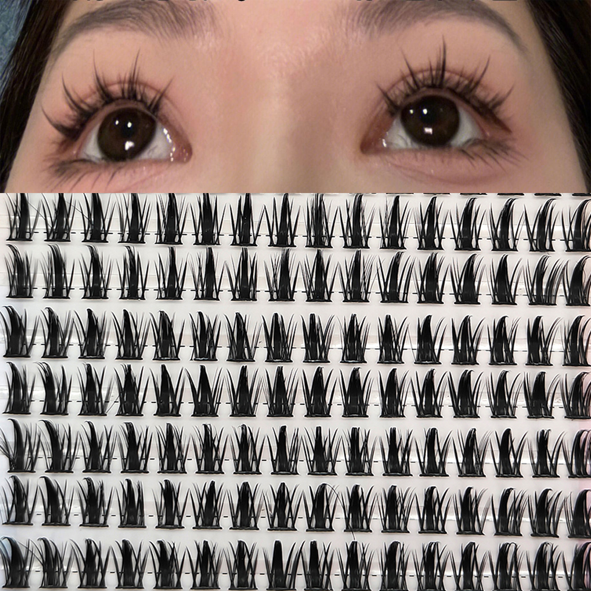 Aweisuan Hot Sale Individual Lashes 10/11/12/13mm Cluster Lashes ...