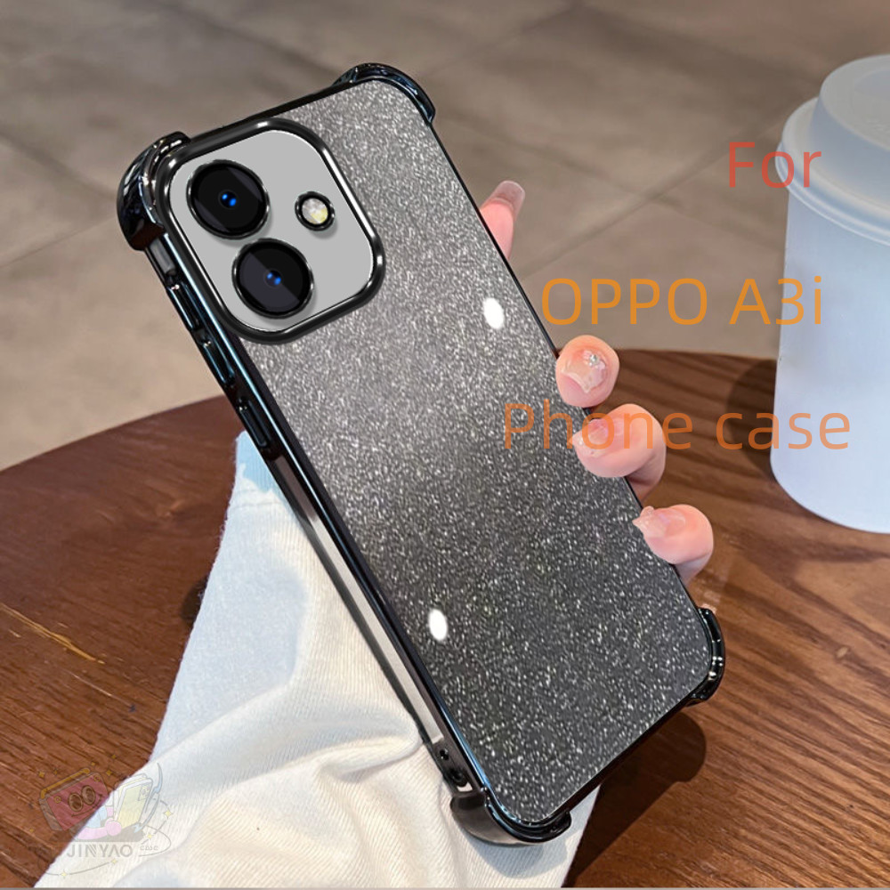 【Upmarket】For OPPO A3i Phone Case Transparent Lens Protector Gradient ...