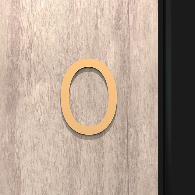 On The Door Extra Apartment Floating Exterior House Letter Building 3d ...