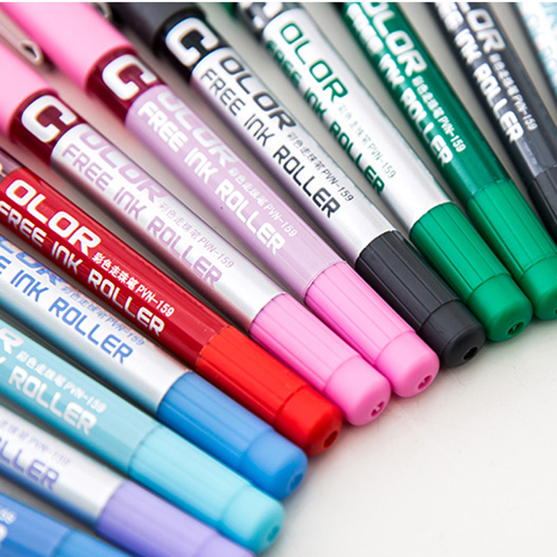 Luxury Needle Type Gel Pens Straight Liquid Yype Color Pen Water ...