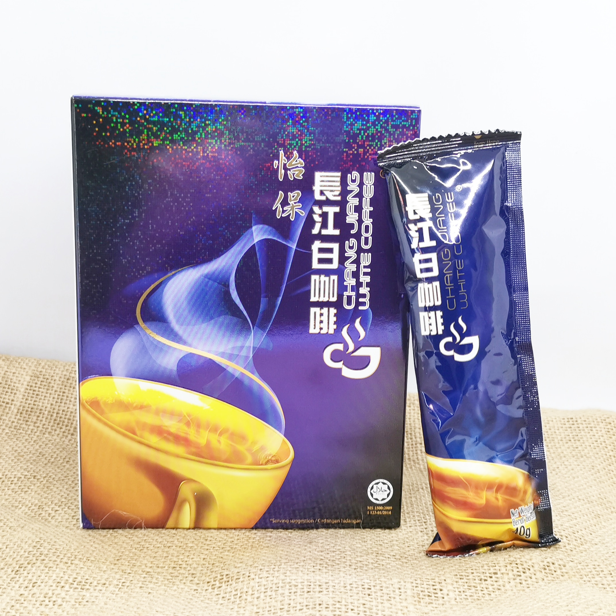 Chang Jiang White Coffee 3 in 1 (10Sachets x 40gm) 怡保长江白咖啡 Chang Jiang ...
