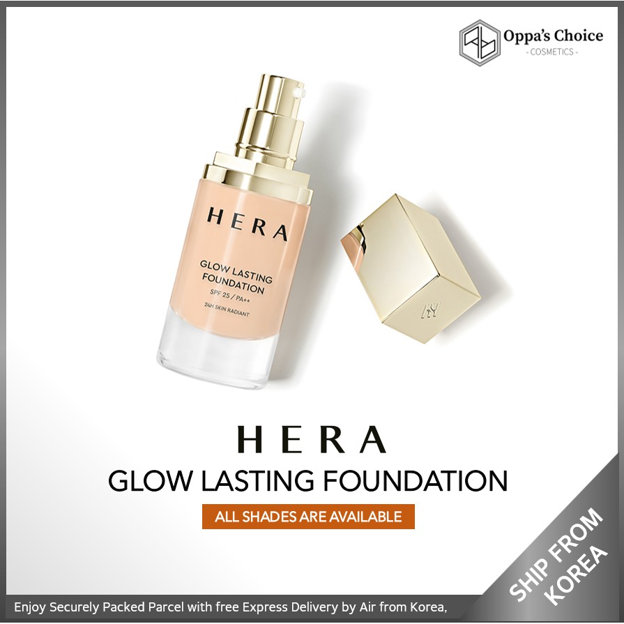 🇰🇷 HERA Glow Lasting Foundation 35ml (SPF25/PA++) | Lazada.co.th