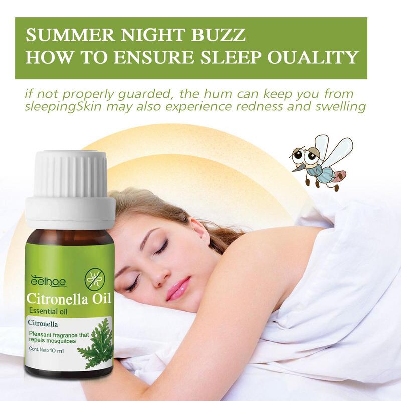 10ml Pure Natural Citronella Essential Oil Citronella Oil Mosquitoes ...