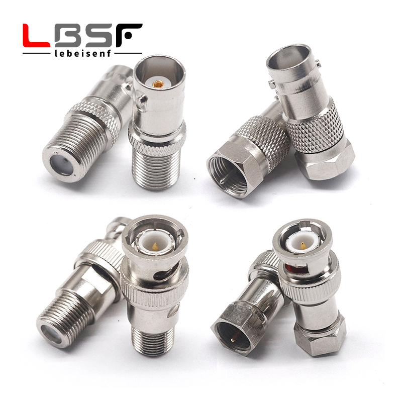 Bnc To F Tv Female Male Straight Connector F To Bnc Quick Plug Adapter ...