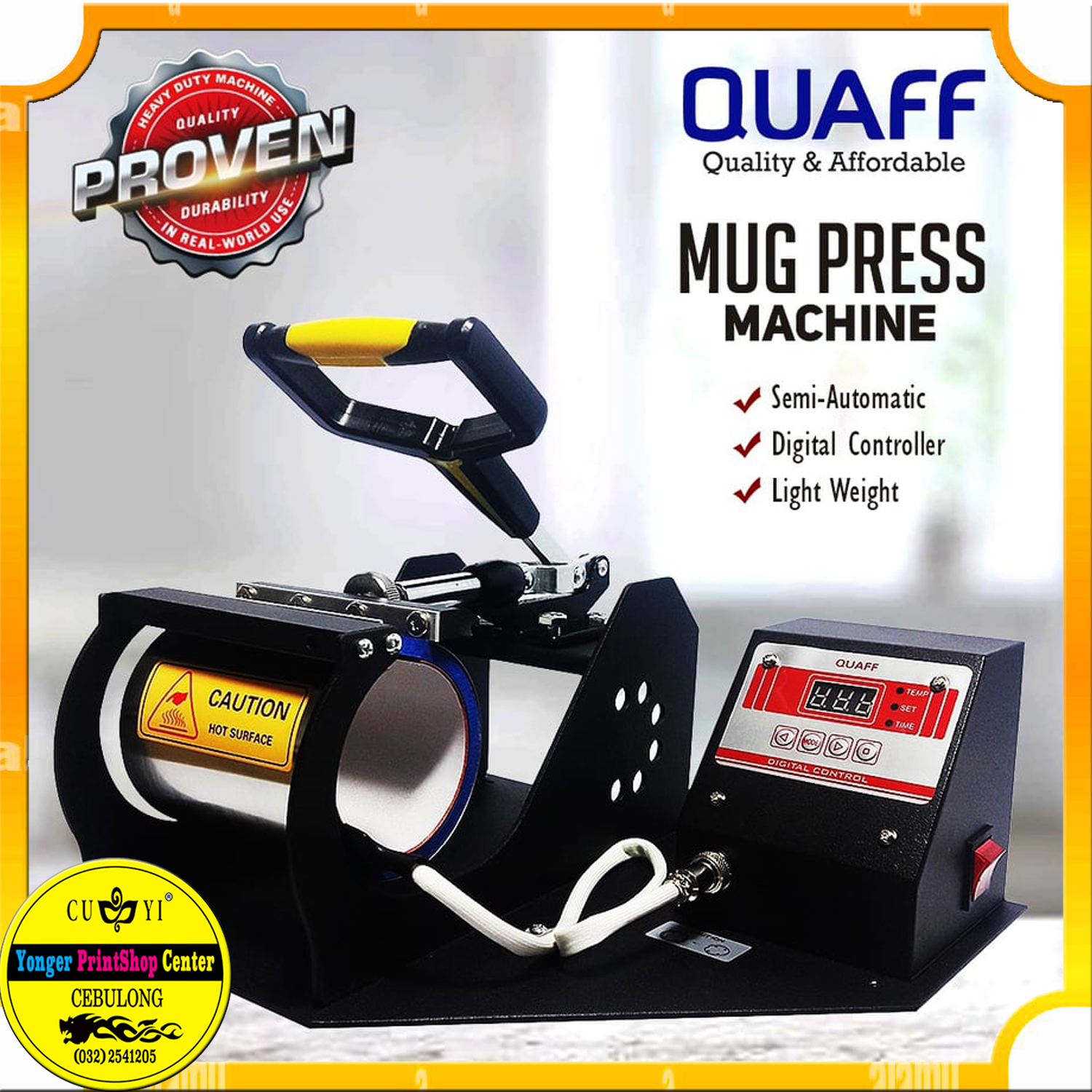 1 UNIT QUAFF MUG PRESS MACHINE HEAVY DUTY - CEBULONG CUYI | Lazada PH