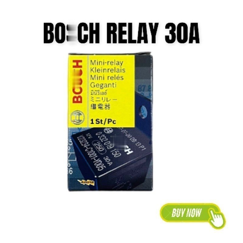 Readystock Relay 5 pin Relay Horn Relay Headlamp Relay 12V 30A Aircond Relay Fan Relay Starter ...