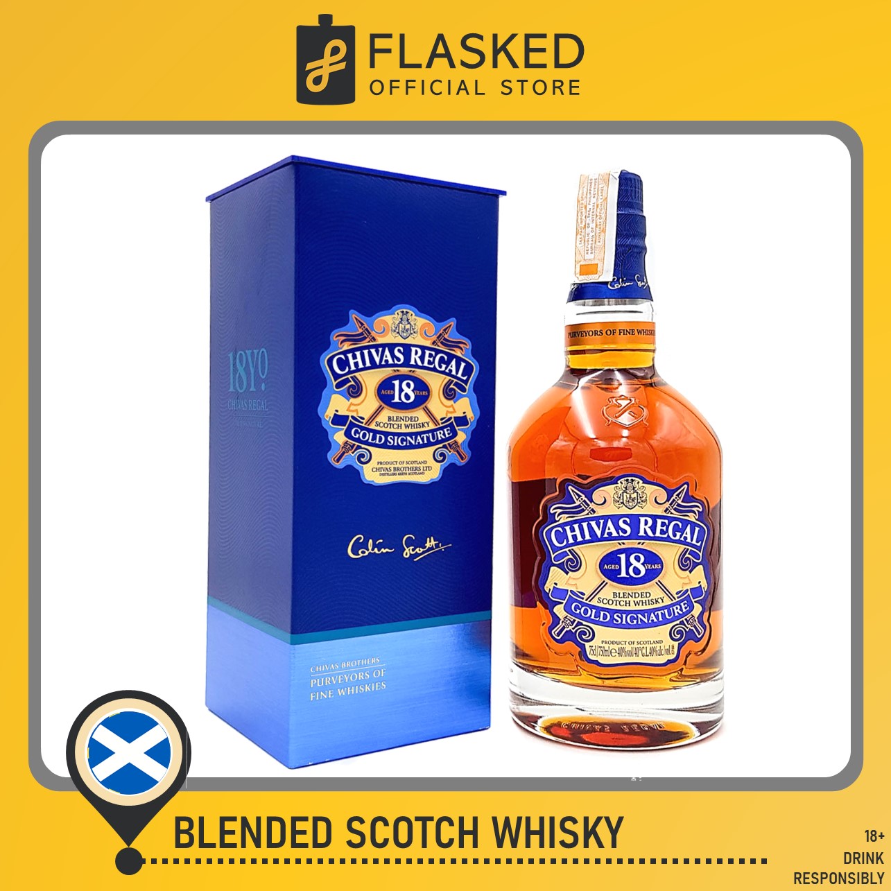 Chivas Regal 18 Year Old Blended Scotch Whisky 700mL | Lazada PH