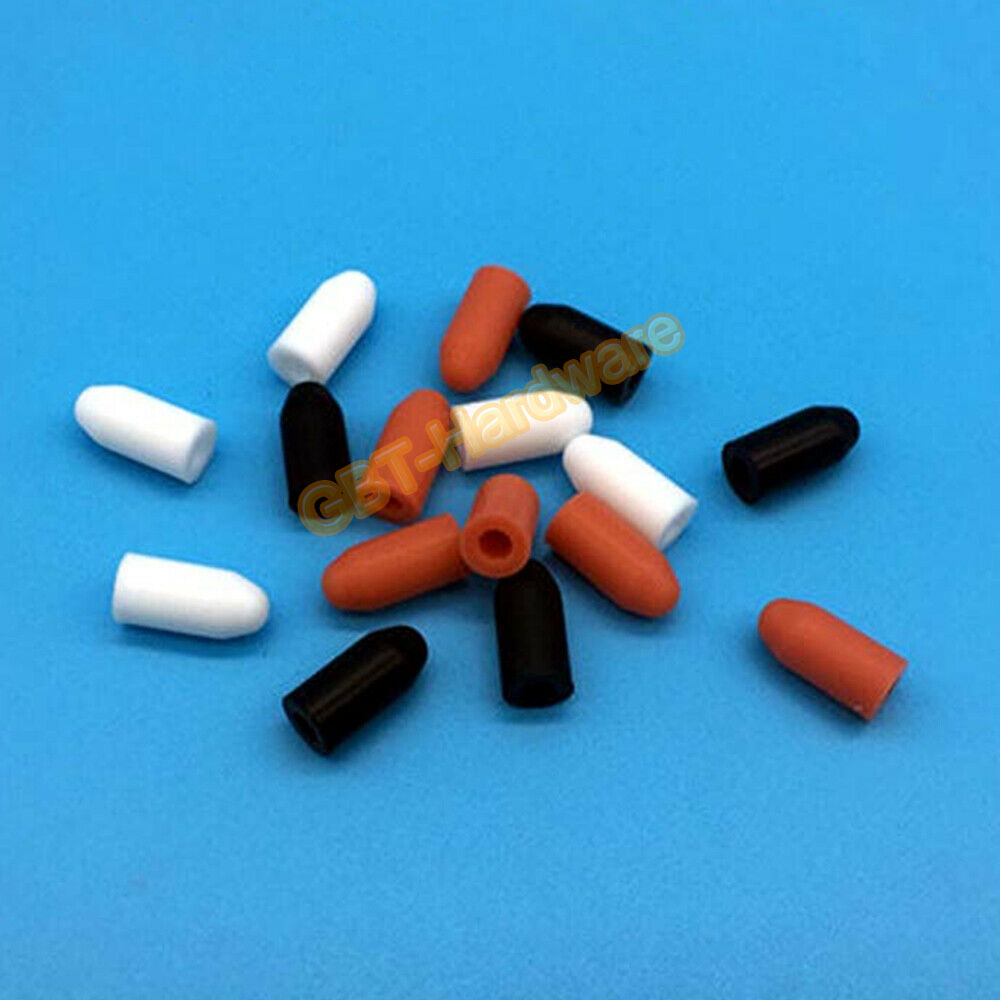 5/10/20/50/100pcs Food Grade Silicone Rubber Storage Cap Needle Cover ...