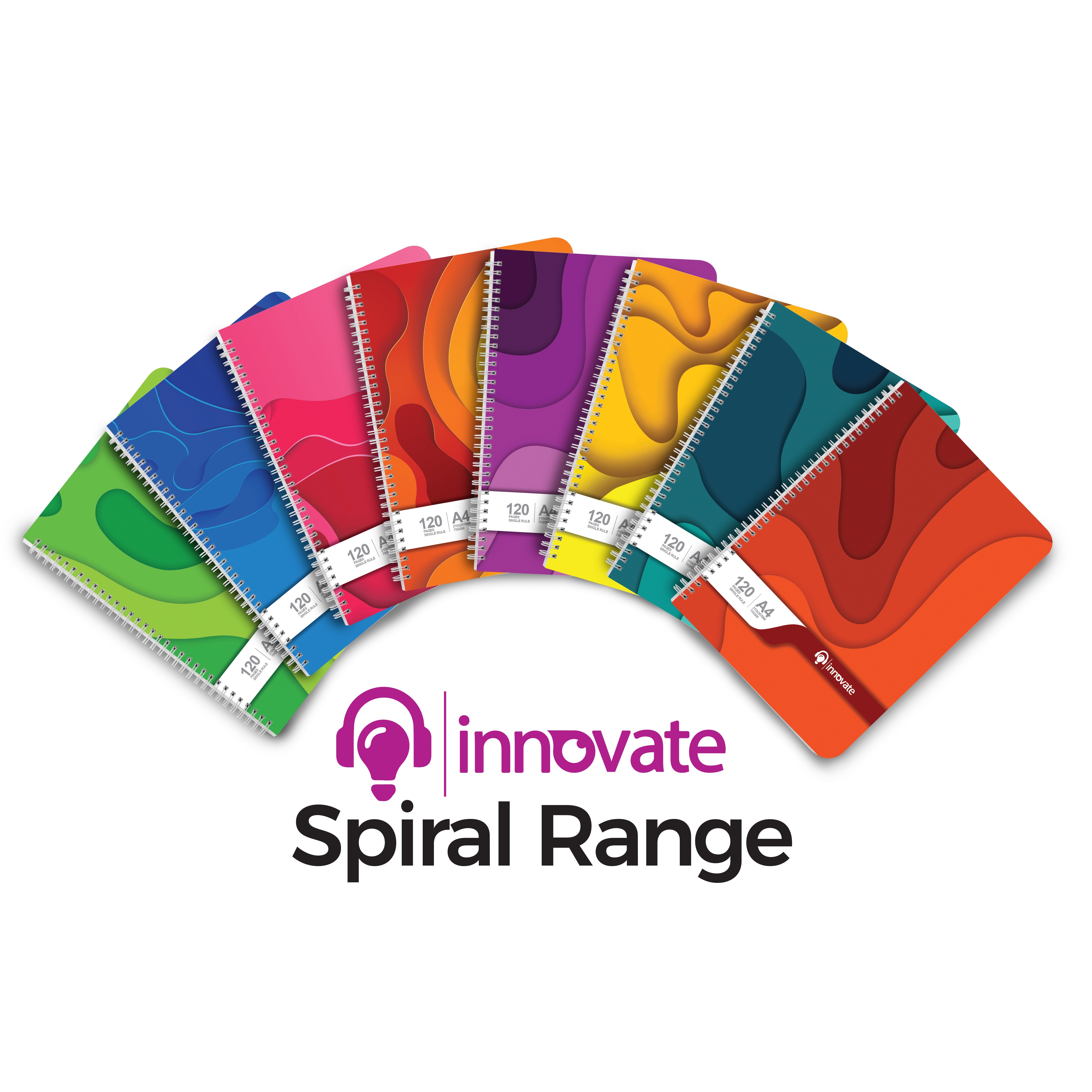 Innovate Spiral Note Book CR (A4) 120pgs | Daraz.lk