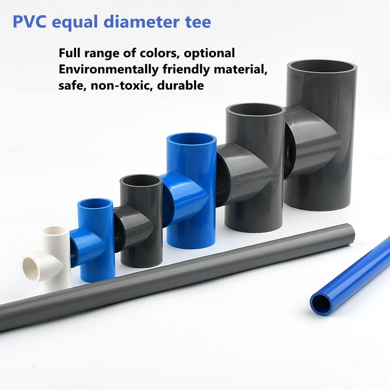 20/25/32/40/50/63mm Pvc Tee Connector T-Type 3 Way Adapter Water ...