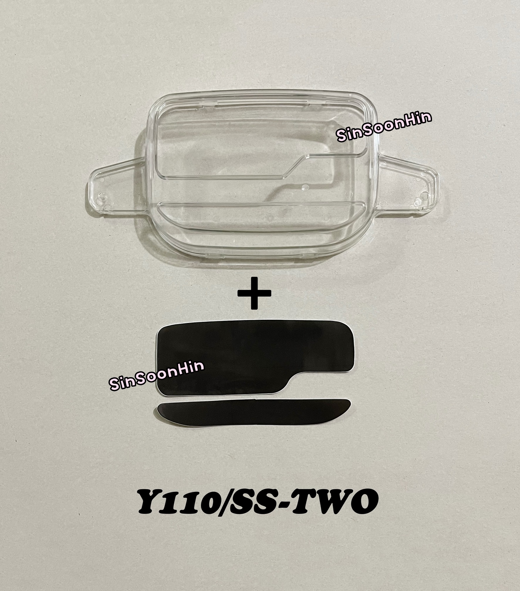 Yamaha SS110 Y110 SS TWO SS2 Meter Len Cover + Tinted Black/Rainbow ...