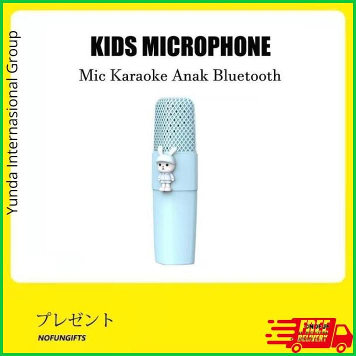 Mic K9 Wireless Microfon Anak Bluetooth Model Kartun Karaoke Player Mi ...