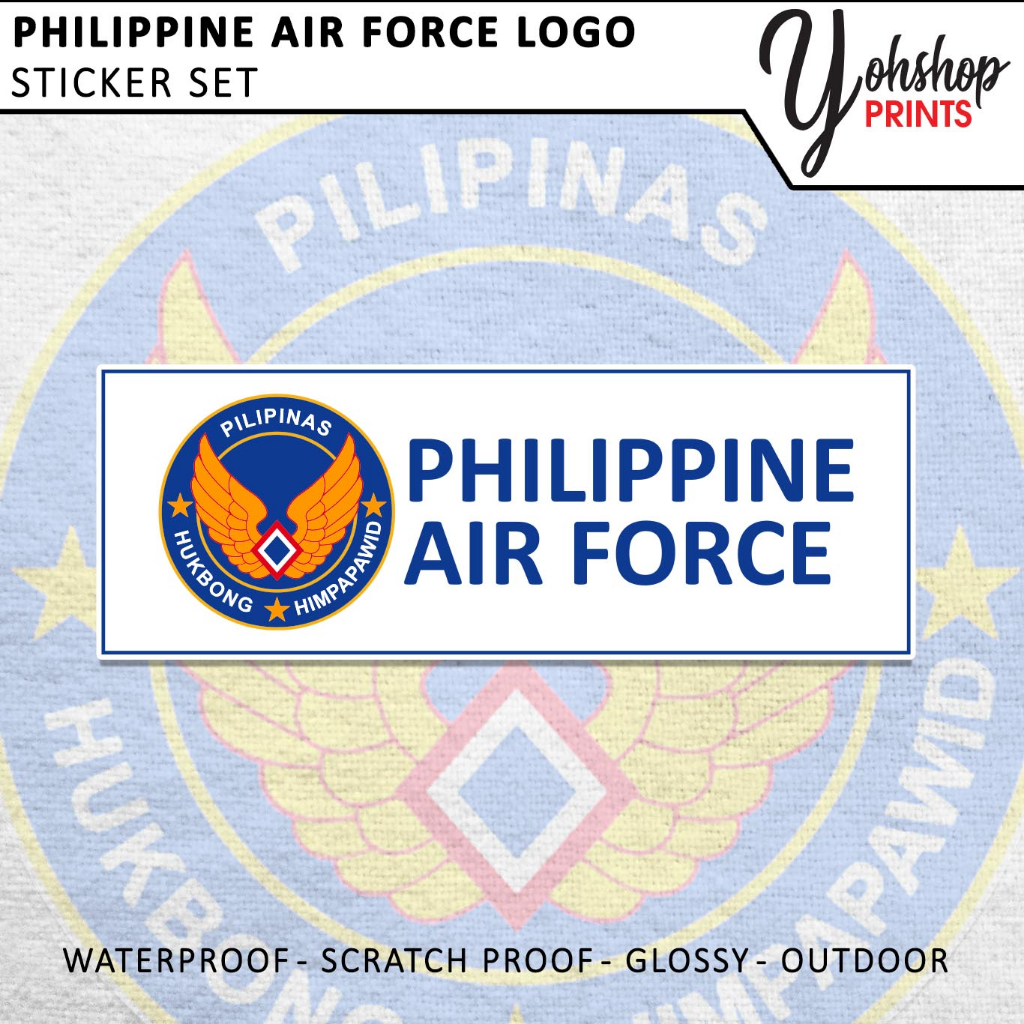 Philippine Air Force LOGO Sticker Waterproof Vinyl Decal | Lazada PH