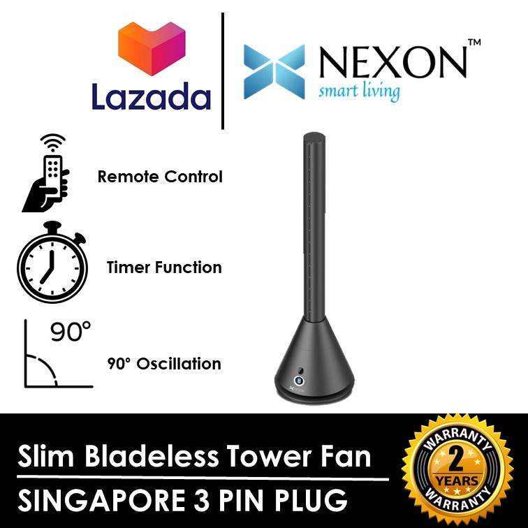 Nexon Slim Bladeless Tower Fan (NX-CR010C) 2 YEAR WARRANTY | Lazada ...