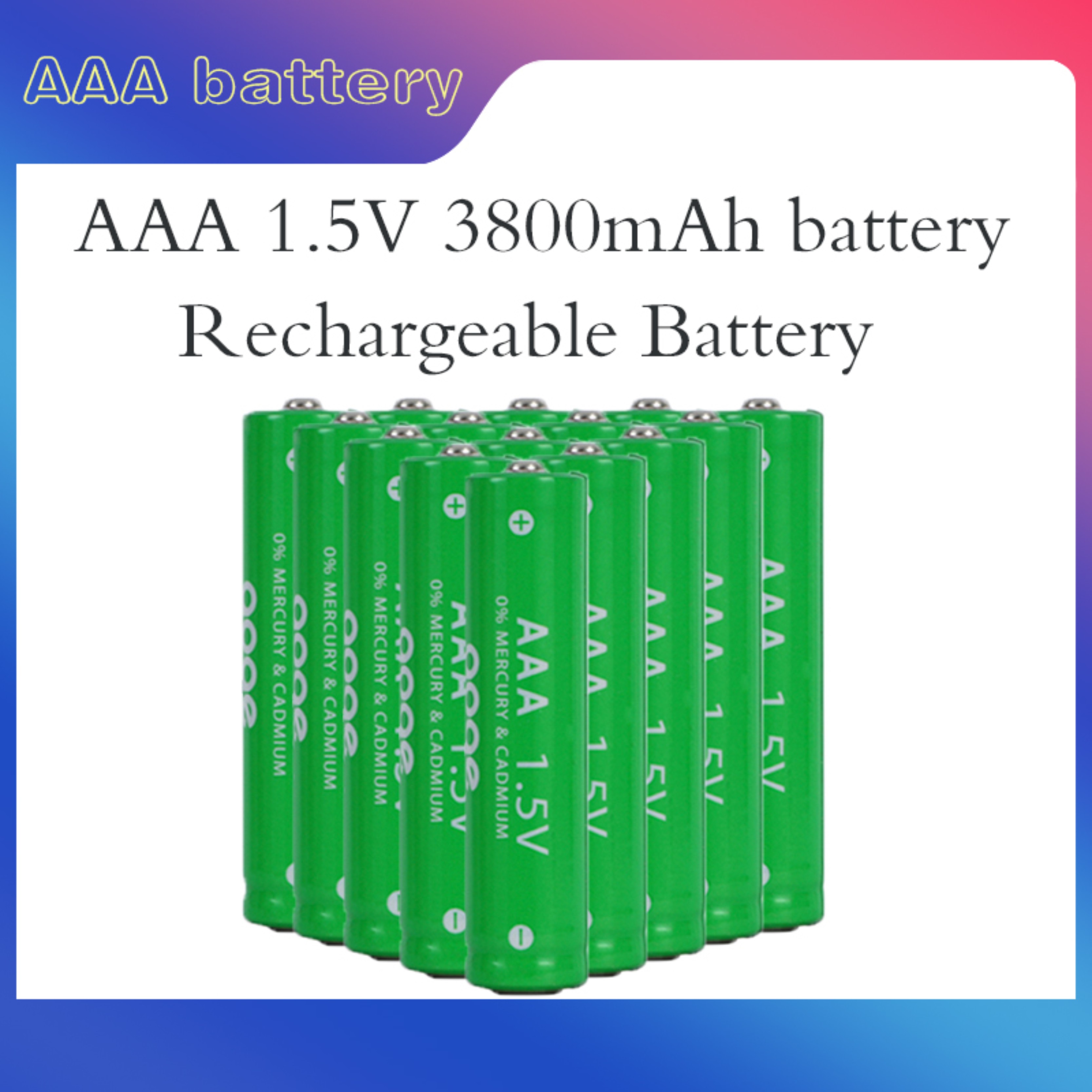 Hot deal Aaa Rechargeable Aaa 3800mah 1.5v New Alkaline Rechargeable ...
