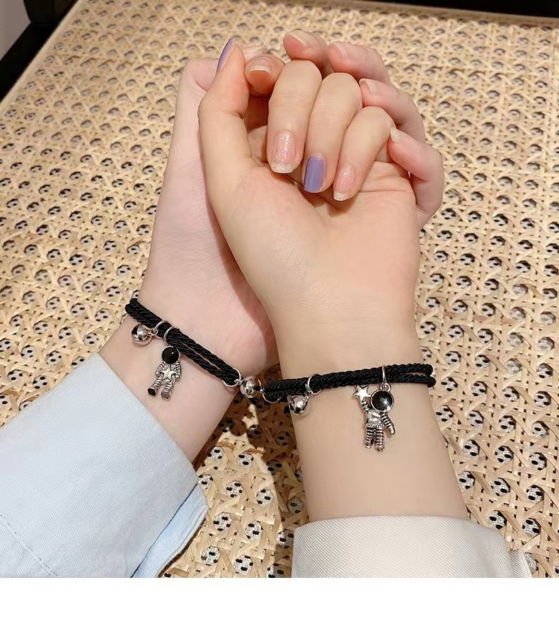 【I was hyped up】Astronaut Couple Bracelet Pair of Small Rubber Bands ...