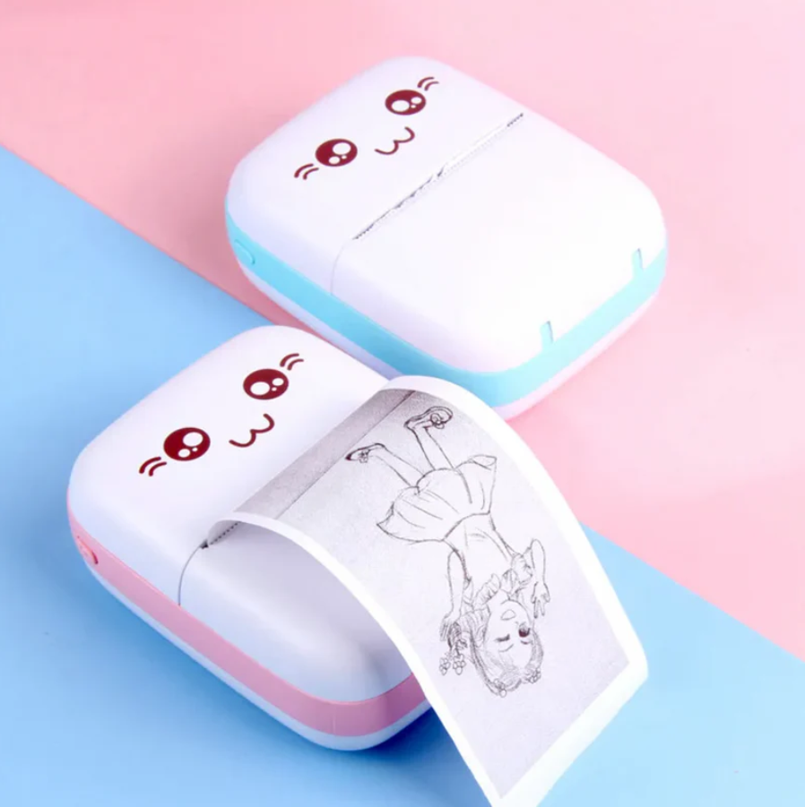 Mini Portable Thermal Printer - Convenient Printing Solution with Paper ...