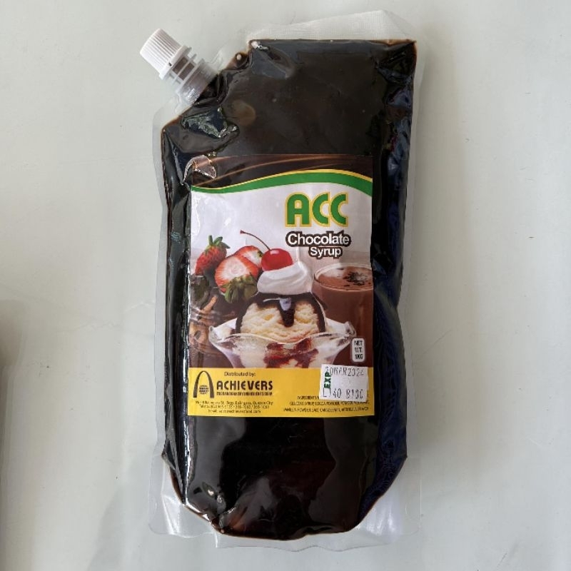 ACC Syrup Chocolate Caramel Strawberry Ube Blueberry 1kg (read ...