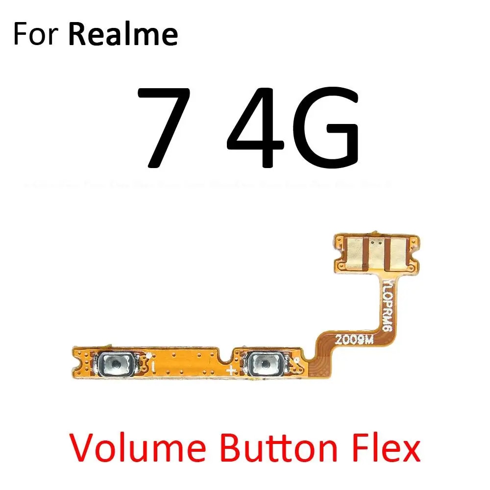 Power ON OFF Mute Switch Control Key Volume Button Flex Cable For OPPO Realme 7 7i 8i 8s 8 Pro ...