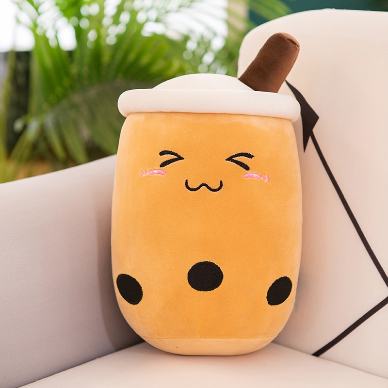 【Melody】8 inches Bubble Tea Plush Toy Milk Tea Stuffed Toys Cute ...