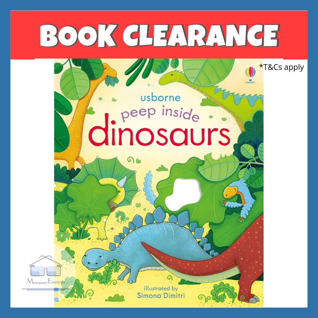 (Dinosaurs) Usborne Peep Inside Children Hardcover Educational ...